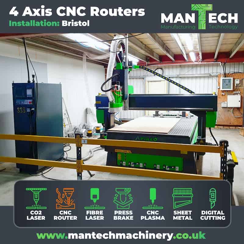 Customer in Bristol Chooses Apollo 4 Axis – Mantech Machinery UK