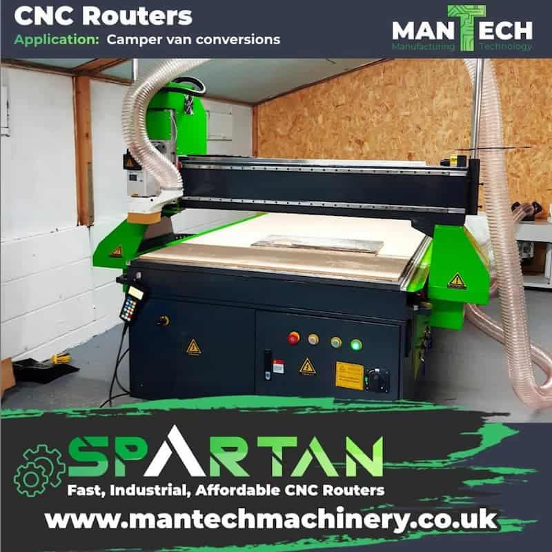 Derby Based Camper Van Conversion – Spartan CNC Router – Mantech ...