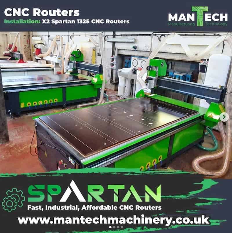 Climbing Wall Firm – X2 Spartan CNC Routers – Mantech Machinery UK