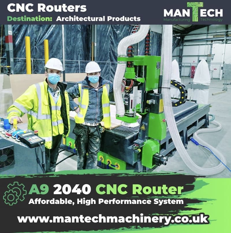 Irish Manufacturer - Mantech CNC Router - Mantech Machinery