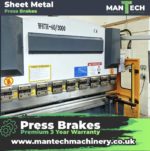 Press Brakes (Metal Bending Machines) - Mantech UK