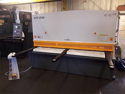 2.5mx12mm Hydraulic Guillotine in Kent - Mantech Machinery UK
