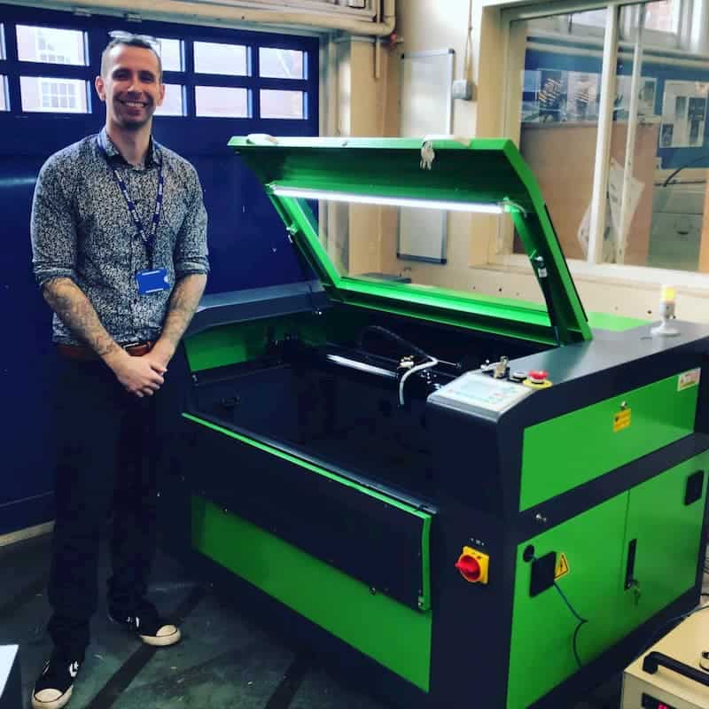 New Laser Machine Install – College. – Mantech Machinery UK