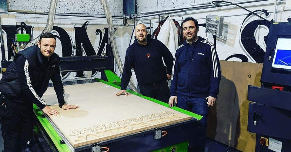 JAMM Creations chooses Mantech – CNC Routers – Mantech Machinery UK
