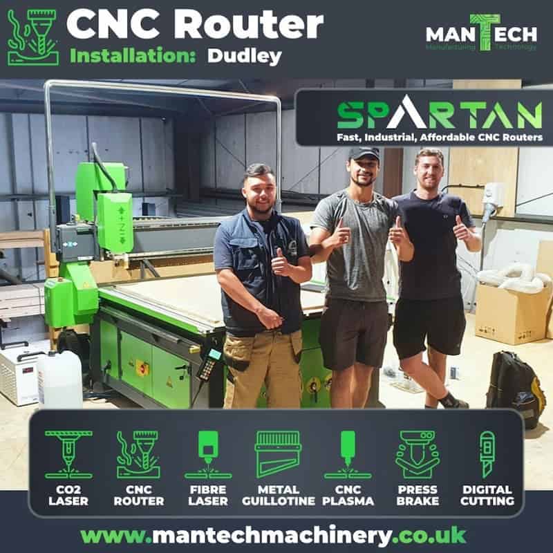 CNC Router Installation – Dudley – Mantech Machinery UK