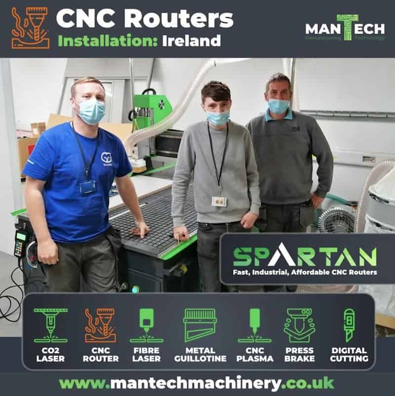 Customer In Ireland Chooses Spartan CNC – Mantech Machinery UK