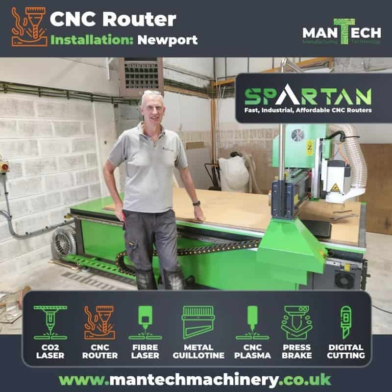 Kitchen Company Chooses Spartan CNC Machine – Mantech Machinery UK